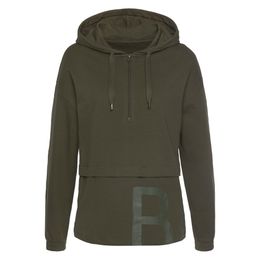 Bench Sweatshirt Damen Gr&ouml;&szlig;e XS oliv / dunkelgr&uuml;n