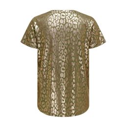 Only T-Shirt Damen Gr&ouml;&szlig;e S gold / gr&uuml;n