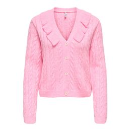 Only Strickjacke Damen Gr&ouml;&szlig;e L rosa
