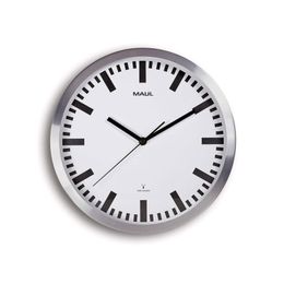 Maul Wanduhr Maulpilot &Oslash; 30.5 x 4.7 cm funkgesteuert Aluminium 1 x AA (1.5 V) aluminium