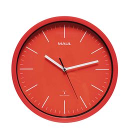 Maul Wanduhr Mauljump &Oslash; 31 x 4.2 cm funkgesteuert Kunststoff 1 x AA (1.5 V) rot