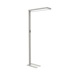 Maul Standleuchte Maulsenja LED 2.700 - 5.700 K dimmbar Standfu&szlig; 196,1 cm silber