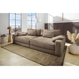 Jockenh&ouml;fer Big-Sofa, B:290cm T:135cmtaupe, JOCKENH&Ouml;FER GRUPPE, Korpus: 100% Polyester;Kissen: 100% Polyester, Sofas, "Milano XXL", mit Federkern, Breite 290cm,