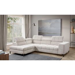 Ecksofa, B:276cm H:75cm T:203cmbeige, exxpo - SOFA FASHION, 90% PES, 10% NY, Wohnzimmer, Sofas, "Bocco, hochwertige Verarbeitung, toller Sitzkomfort,