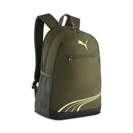 Rucksack Puma "FUNDAMENTAL BACKPACK", gr&uuml;n (schwarz olive), Rucks&auml;cke, Herren, Netz, Obermaterial: 100% Polyester, unifarben, Rucksack