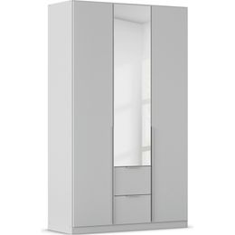 Dreht&uuml;renschrank OTTO HOME "Kleiderschrank Schrank Garderobe AGORDO mit Dekor- oder Hochglanzfront", grau (seidengrau), B:136cm H:229cm T:54cm, Holzwerkstoff, Schr&auml;nke, Dreht&uuml;renschrank, mit Au&szlig;enschubk&auml;sten, in 7 Breiten und 2 H&ouml;hen MADE IN GERMANY