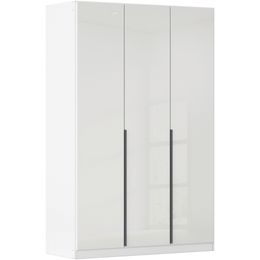 Dreht&uuml;renschrank OTTO HOME "Kleiderschrank Kleiderschr&auml;nke Schrank Garderobe AGORDO mit Glasfront", wei&szlig; (alpinwei&szlig;, glas kristallwei&szlig;), B:136cm H:229cm T:54cm, Holzwerkstoff, Schr&auml;nke, Dreht&uuml;renschrank, durchdachte Innenausstattung, in 7 Breiten und 2 H&ouml;hen MADE IN GERMANY, Topseller