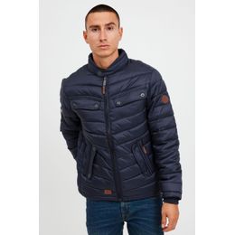 Steppjacke Blend "BHCamaro", Damen, Gr. L, blau (navy), 100% Nylon, unifarben, regular fit normal, ohne Ausschnitt, eingesetzt normaler offener Saum, Jacken Steppjacke, &Uuml;bergangsjacke mit Stehkragen