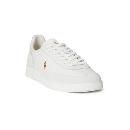 Polo Ralph Lauren Sneaker 'BEDFORD' Herren Gr&ouml;&szlig;e 36 gold / wei&szlig;