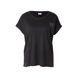 Sublevel T-Shirt Damen Gr&ouml;&szlig;e S grau / schwarz