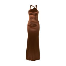 Wal G. Kleid 'JOANNA' Damen Gr&ouml;&szlig;e 34 bronze Winterkleid