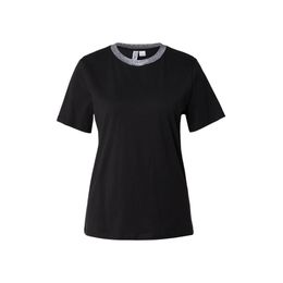 Pieces T-Shirt 'PCRIA' Damen Gr&ouml;&szlig;e L schwarz / silber