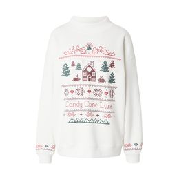Hollister Sweatshirt 'XMAS' Damen Gr&ouml;&szlig;e L braun / gr&uuml;n / rot / wei&szlig;