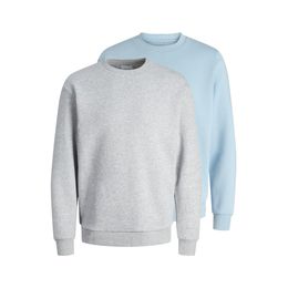 Jack & Jones Jack & Jones Sweatshirt 'JJEBRADLEY' Herren Gr&ouml;&szlig;e S hellblau / graumeliert