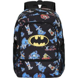 Warner Brothers Warner Bros. Backpack 'Looney Tunes Batman Comic-Fan Fight 2.0' boy Black size One Size