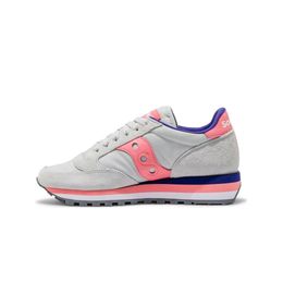 Saucony Leder-Sneakers "Jazz Triple" in Grau/ Pink - 76% | Gr&ouml;&szlig;e 38 | Damen-sneakers
