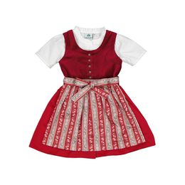 Isartrachten Dirndl in Rot - 46% | Gr&ouml;&szlig;e 104 | Kindertrachtenmode