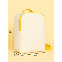 Samimi Rucksack in Beige/ Gelb - (B)25 x (H)32 x (T)10 cm - 14% | Damen-taschen