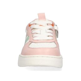 Vingino Leder-Sneakers in Wei&szlig;/ Pink - 53% | Gr&ouml;&szlig;e 31 | Kindersneakers