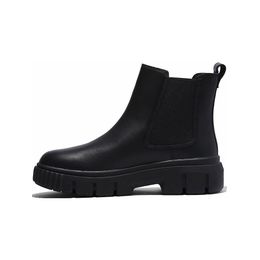 Timberland Leder-Chelsea-Boots "Greyfield" in Schwarz - 46% | Gr&ouml;&szlig;e 38 | Stiefeletten