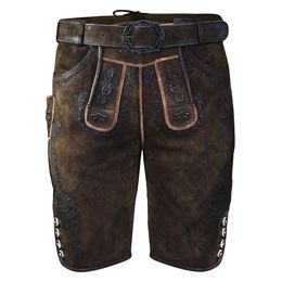 Edelnice Lederhose "Leon" in Braun - 41% | Gr&ouml;&szlig;e 56 | Herren-trachten-lederhosen