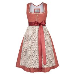 Alpenfee Dirndl ''Amy'' in Rot/ Creme - 51% | Gr&ouml;&szlig;e 40 | Damen-dirndl