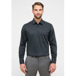 Eterna Hemd - Modern fit - in Dunkelgr&uuml;n - 56% | Gr&ouml;&szlig;e 42 | Herren-plussize