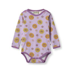 Smafolk Sm&aring;folk Body "Sonnenblumen" in Lila - 49% | Gr&ouml;&szlig;e 86 | Baby-bodys