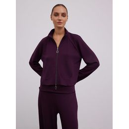 BGN Sweatjacke in Lila - 77% | Gr&ouml;&szlig;e 40 | Damen-sweatshirts-jacken