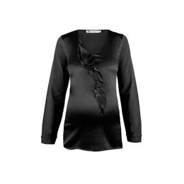 Queen mum Longsleeve in Schwarz - 78% | Gr&ouml;&szlig;e L | Damen-umstandsoberteile