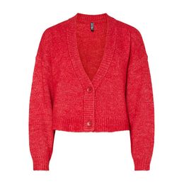 Pieces Cardigan in Rot - 46% | Gr&ouml;&szlig;e XS | Damen-pullover-cardigans