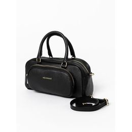 Mia Tomazzi Leder-Henkeltasche "Barellai" in Schwarz - (B)29 x (H)13 x (T)9 cm - 76% | Damen-taschen