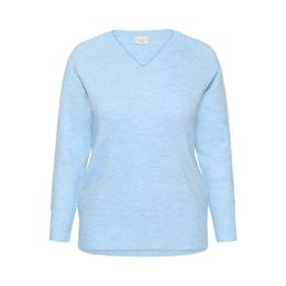 Kaffe Curve Pullover 'KCNiela' Damen Gr&ouml;&szlig;e 7XL hellblau