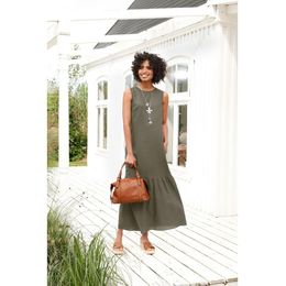 Heine Kleid in Khaki - 46% | Gr&ouml;&szlig;e 38 | Damen-kleider