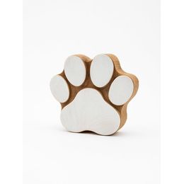 Samimi Blockdruck-Stempel ''Paw'' in Natur/ Wei&szlig; - (L)7 x (B)8 cm - 30% | Kreativbedarf-diy
