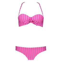 Vivance Bikini "Suru" in Pink/ Wei&szlig; - 77% | Gr&ouml;&szlig;e 40B-Cup | Damen-bademode