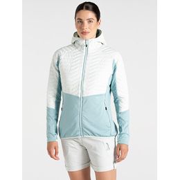 Dare 2b Hybridjacke "Altimeter II" in Wei&szlig;/ Hellblau - 73% | Gr&ouml;&szlig;e 40 | Damen-outdoorjacken