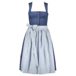 BERWIN & WOLFF Berwin & Wolff Dirndl in Blau - 60% | Gr&ouml;&szlig;e 42 | Damen-dirndl