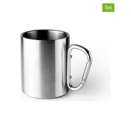 Ibili 2er-Set: Tassen in Silber - 350 ml - 11% | Gedeckter-tisch