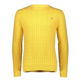 Gant Pullover in Gelb - 62% | Gr&ouml;&szlig;e XL | Herren-plussize