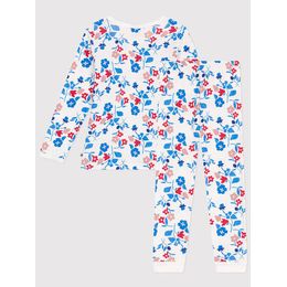 Petit Bateau Pyjama in Wei&szlig; - 69% | Gr&ouml;&szlig;e 104 | Baby-waesche