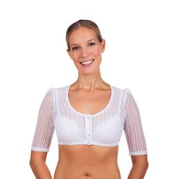 Edelnice Dirndlbluse "Kassandra" in Wei&szlig; - 37% | Gr&ouml;&szlig;e 36 | Damen-dirndlblusen