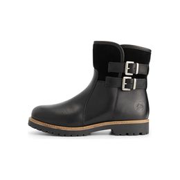 TRAVELIN' Leder-Boots in Schwarz - 53% | Gr&ouml;&szlig;e 39 | Damen-stiefel