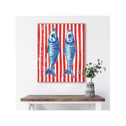 Orangewallz Gerahmter Kunstdruck "Sardines" - 26% | Gr&ouml;&szlig;e 40x50 cm | Wanddekoration