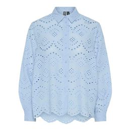 Pieces Bluse "Vilde" in Hellblau - 52% | Gr&ouml;&szlig;e M | Damen-blusen