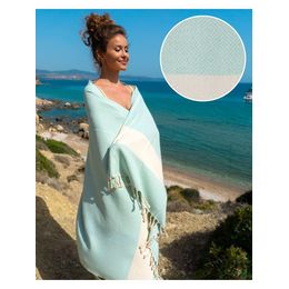 Samimi Hamamtuch in Mint - (L)180 x (B)100 cm - 24% | Badtextilien