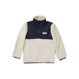 Helly Hansen Fleecepullover "Champ" in Creme/ Dunkelblau - 45% | Gr&ouml;&szlig;e 116 | Kids-fleecejacken-fleecepullover