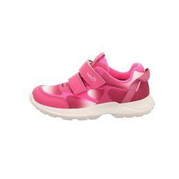 Superfit Leder-Sneakers "Rush" in Pink - 49% | Gr&ouml;&szlig;e 24 | Babysneakers