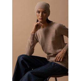 Perfect Cashmere Kaschmir-Pullover "Wilma" in Beige - 65% | Gr&ouml;&szlig;e L | Damen-pullover-cardigans