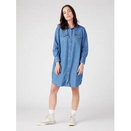 Wrangler Kleid in Blau - 63% | Gr&ouml;&szlig;e S | Damen-kleider
